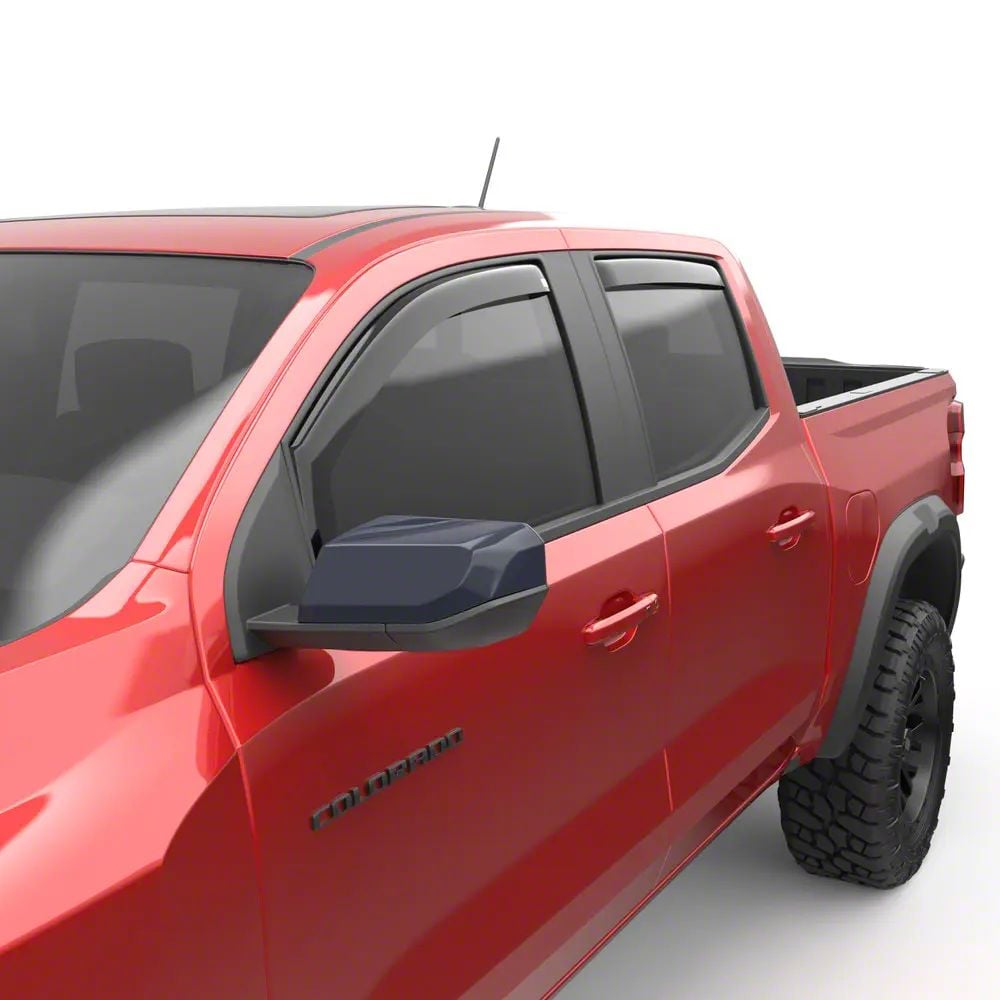 EGR Colorado In Channel Window Visors Front and Rear Dark Smoke 571481 23 25 Colorado Free Shipping