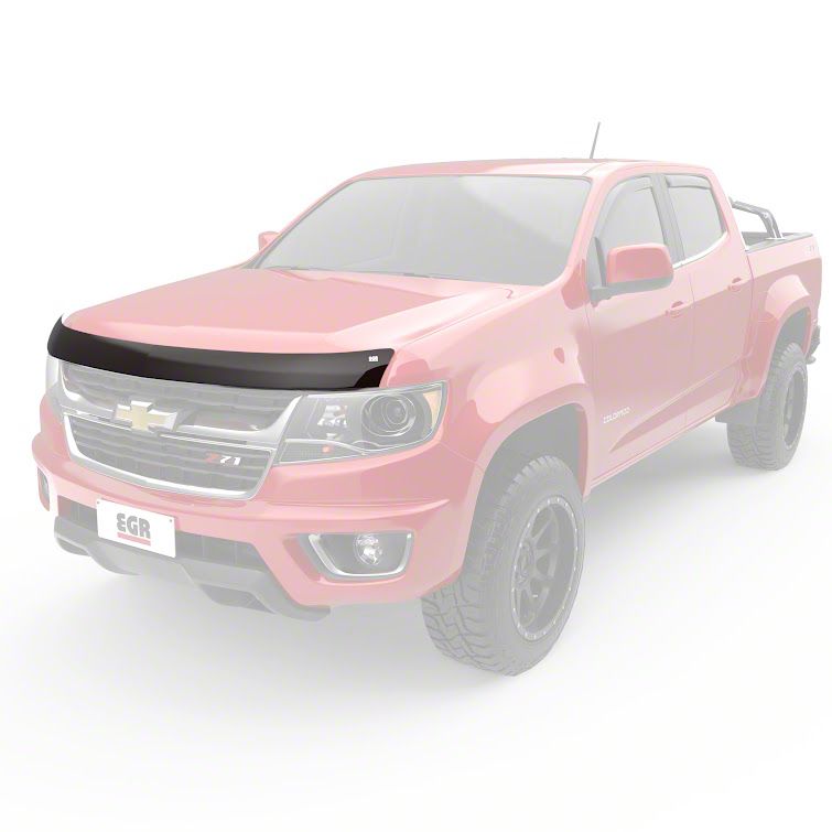 EGR Colorado Superguard Hood Guard; Dark Smoke 301391WB (15-22 Colorado ...