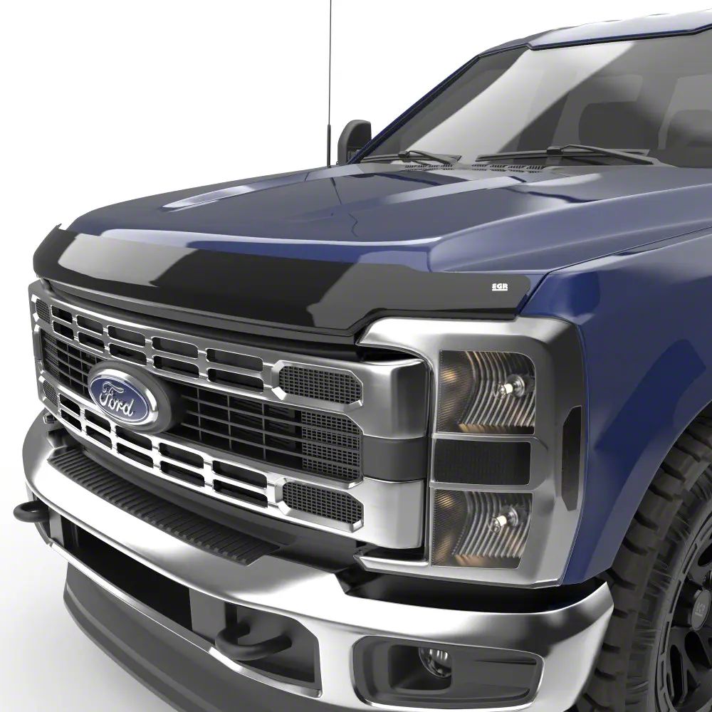 EGR F-250 Super Duty Superguard Hood Guard; Dark Smoke 303501 (23-24 F ...