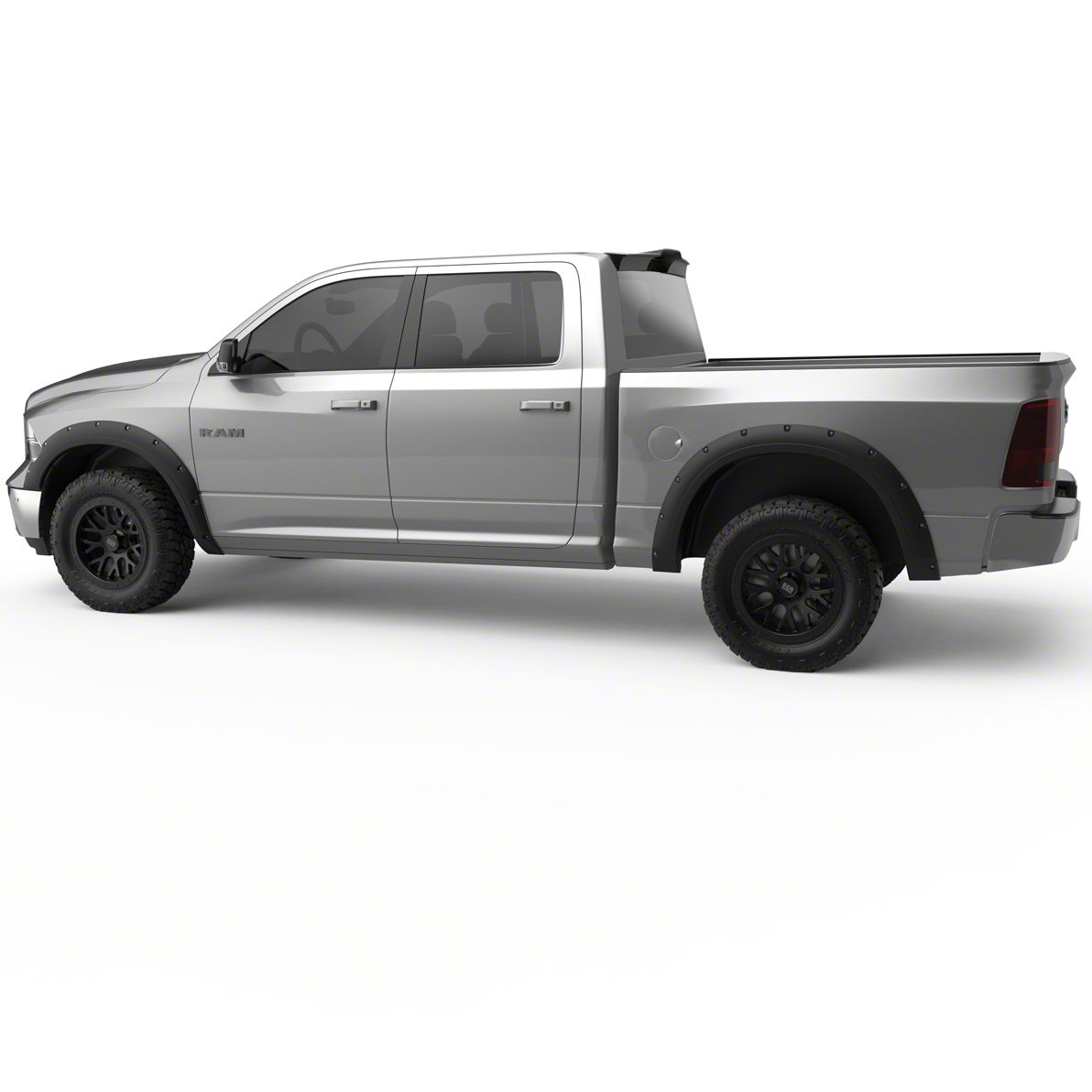 EGR RAM 1500 Truck Cab Spoiler; Matte Black 982859 (09-18 RAM 1500 ...