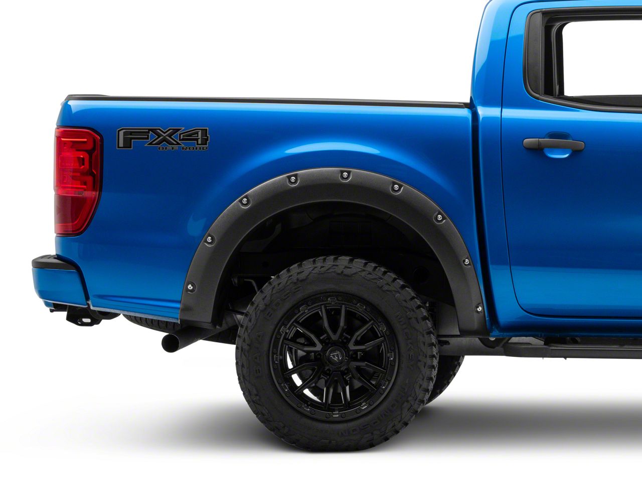 EGR Ranger Baseline Bolt Style Fender Flares; Textured Black BLF1007 ...