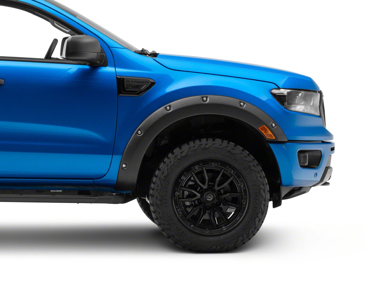 EGR Ranger Baseline Bolt Style Fender Flares; Textured Black BLF1007 ...