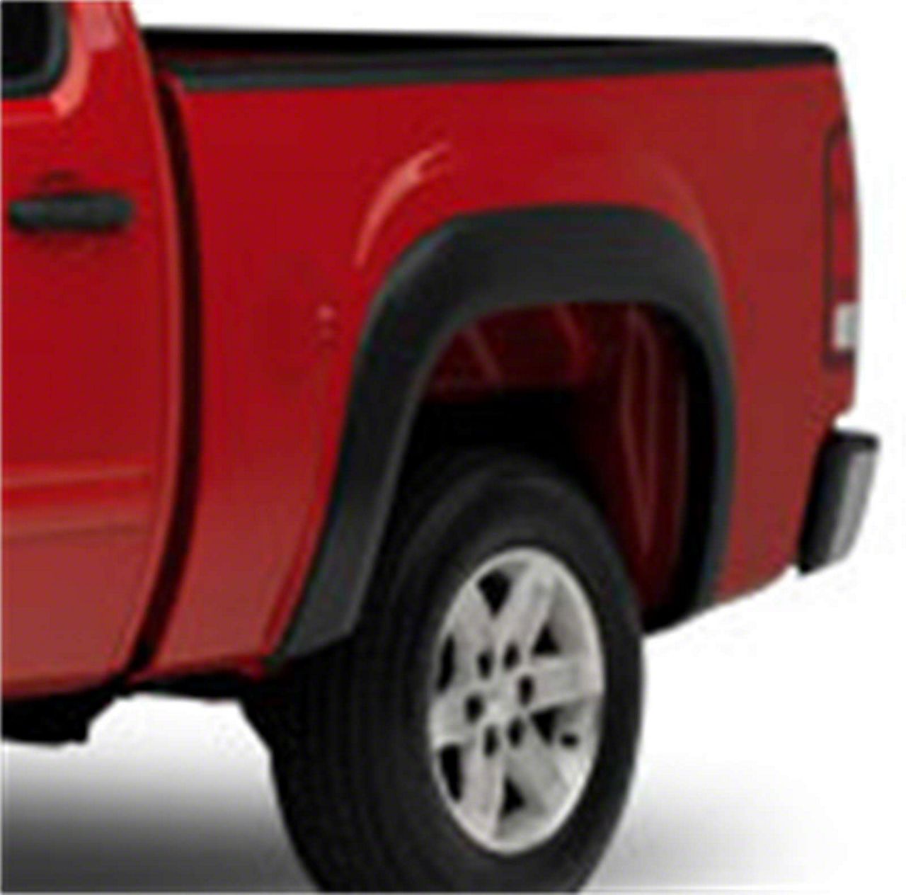EGR Sierra 1500 Rugged Look Fender Flares; Black 751414 (07-13 Sierra ...