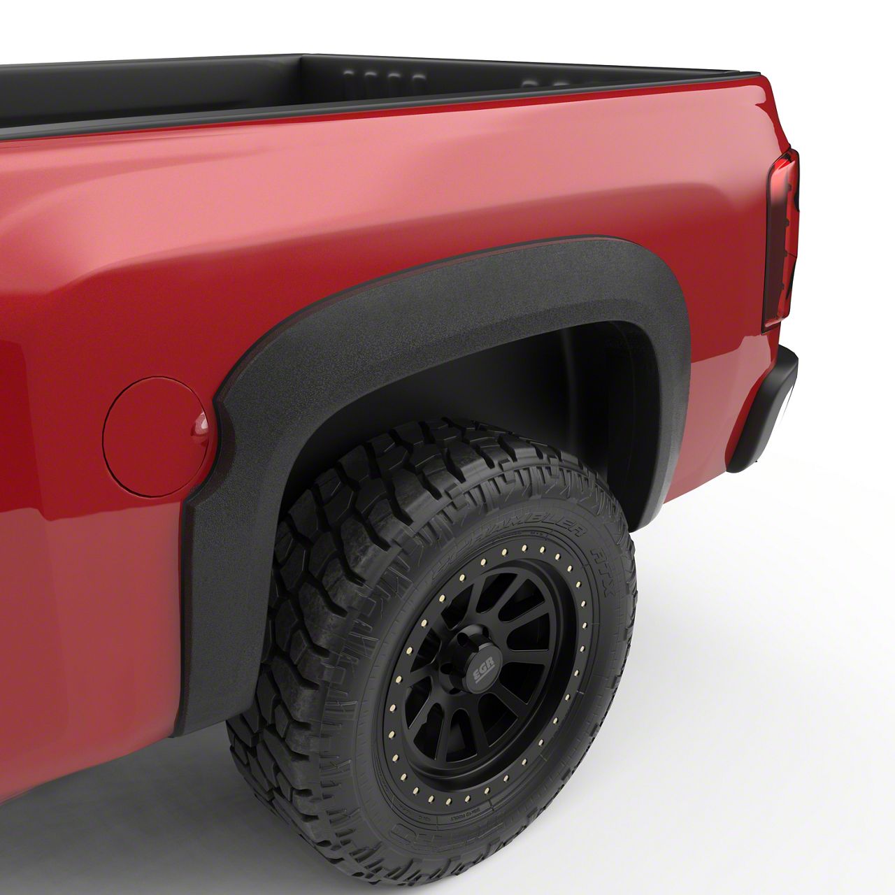 EGR Silverado 1500 Baseline Standard Style Fender Flares; Textured ...