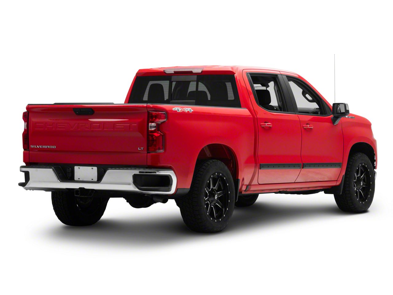 EGR Silverado 1500 Bolt-On Look Body Side Molding; Matte Black 991694 ...