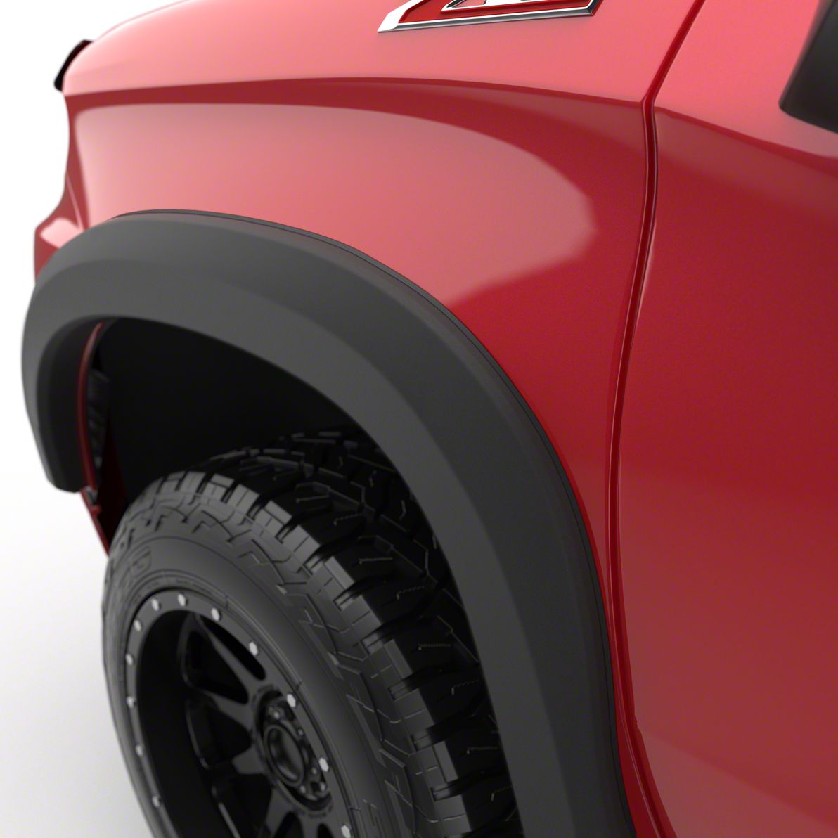 EGR Silverado 1500 Rugged Look Fender Flares; Black 751654 (22-25 ...