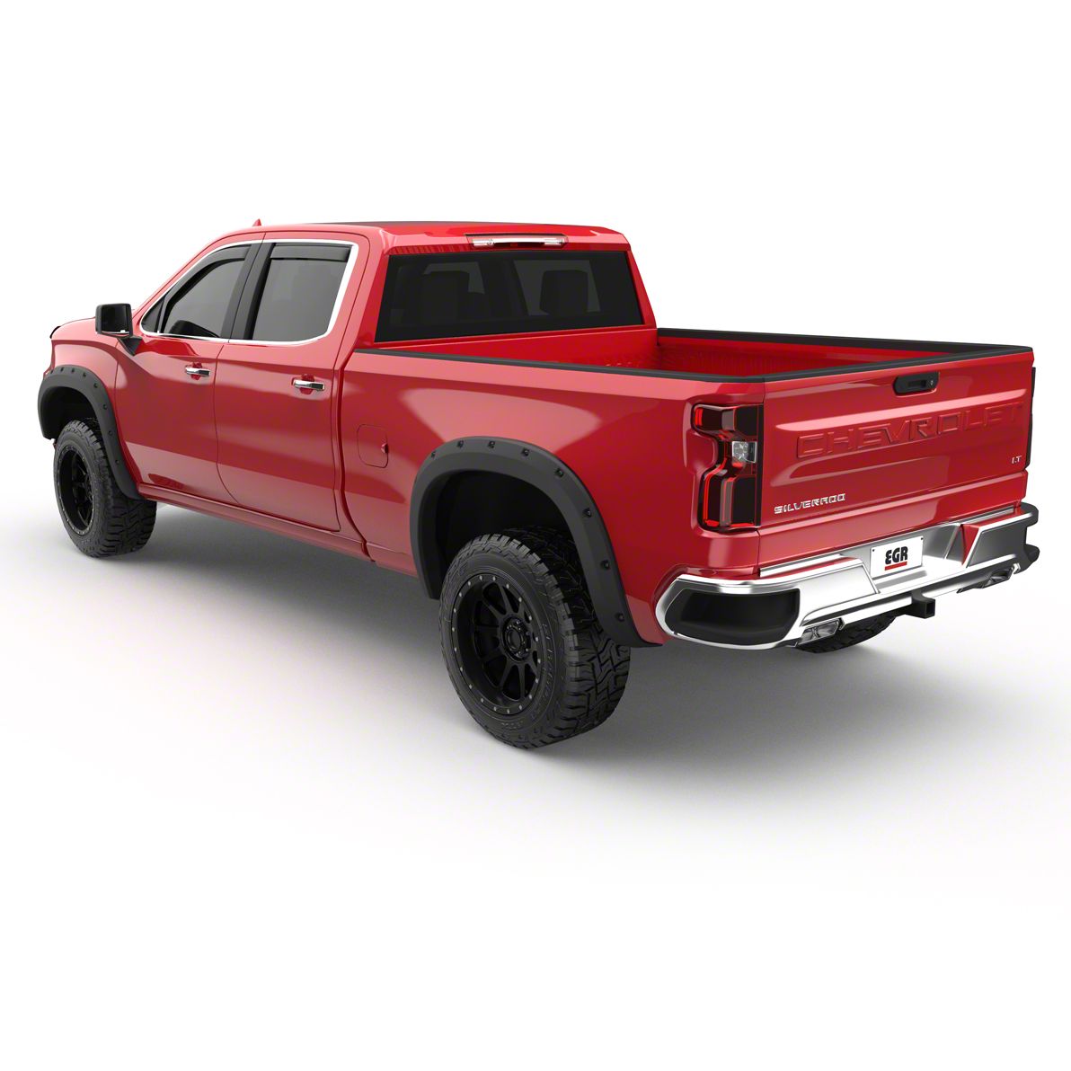 EGR Silverado 1500 Traditional Bolt-On Look Fender Flares with Black ...