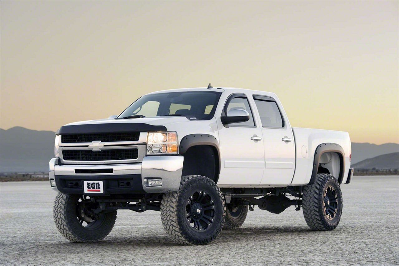 EGR Silverado 2500 Traditional Bolt-On Look Fender Flares with Black ...