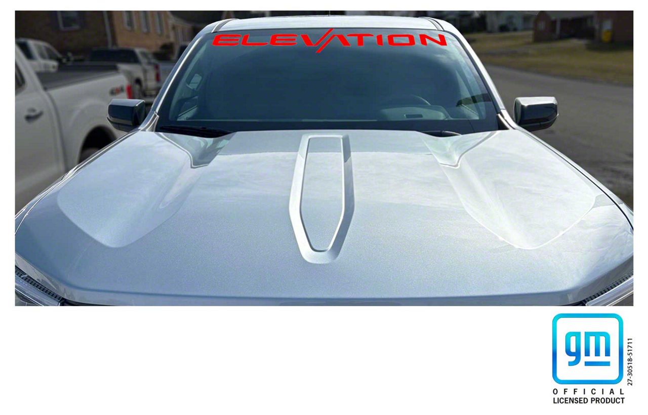 Emblems Plus Canyon Elevation Windshield Banner Decal; Red GCWBELR (23 ...