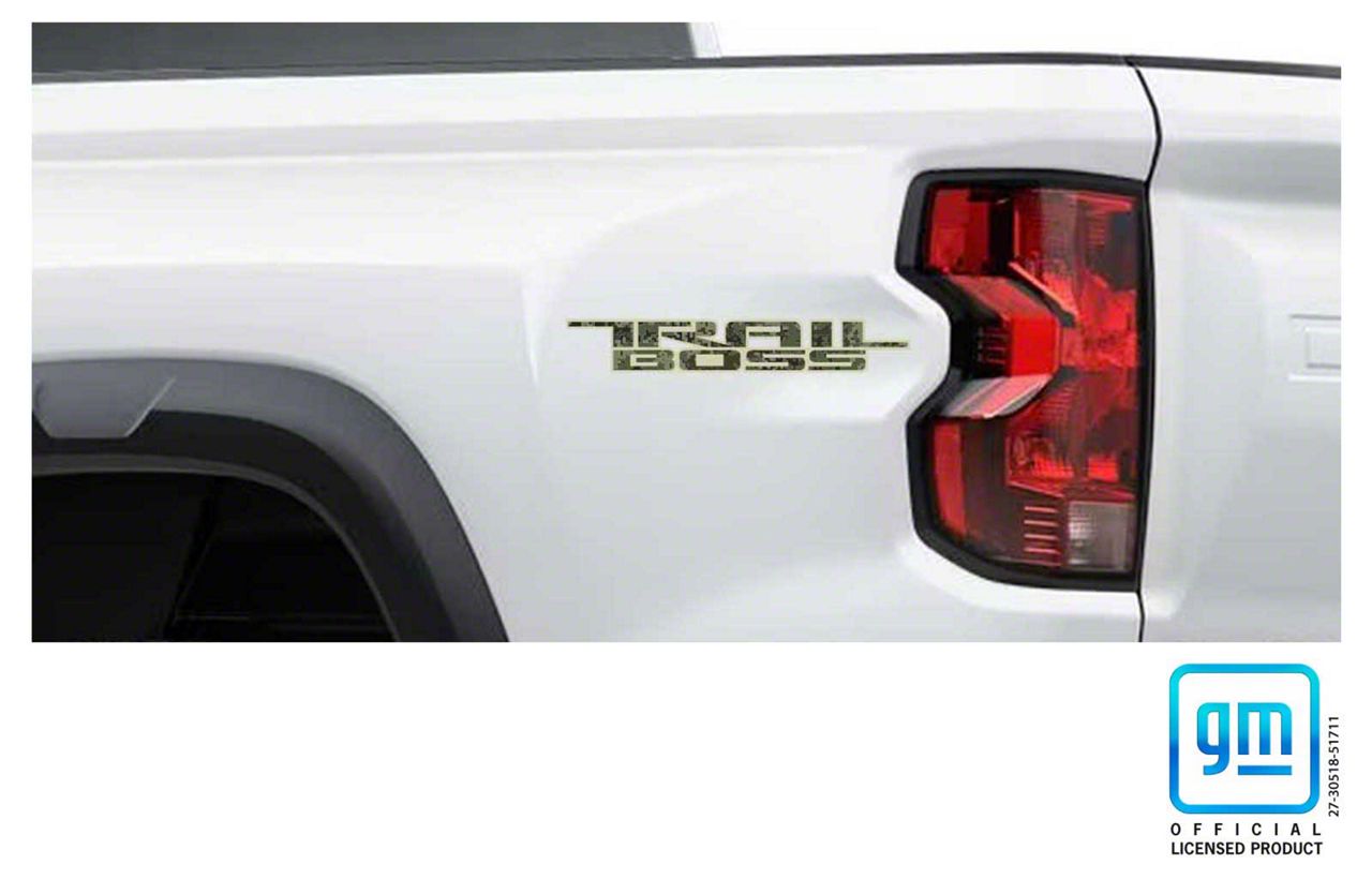 Emblems Plus Colorado TRAIL BOSS Bedside Decals; Digital Camouflage ...