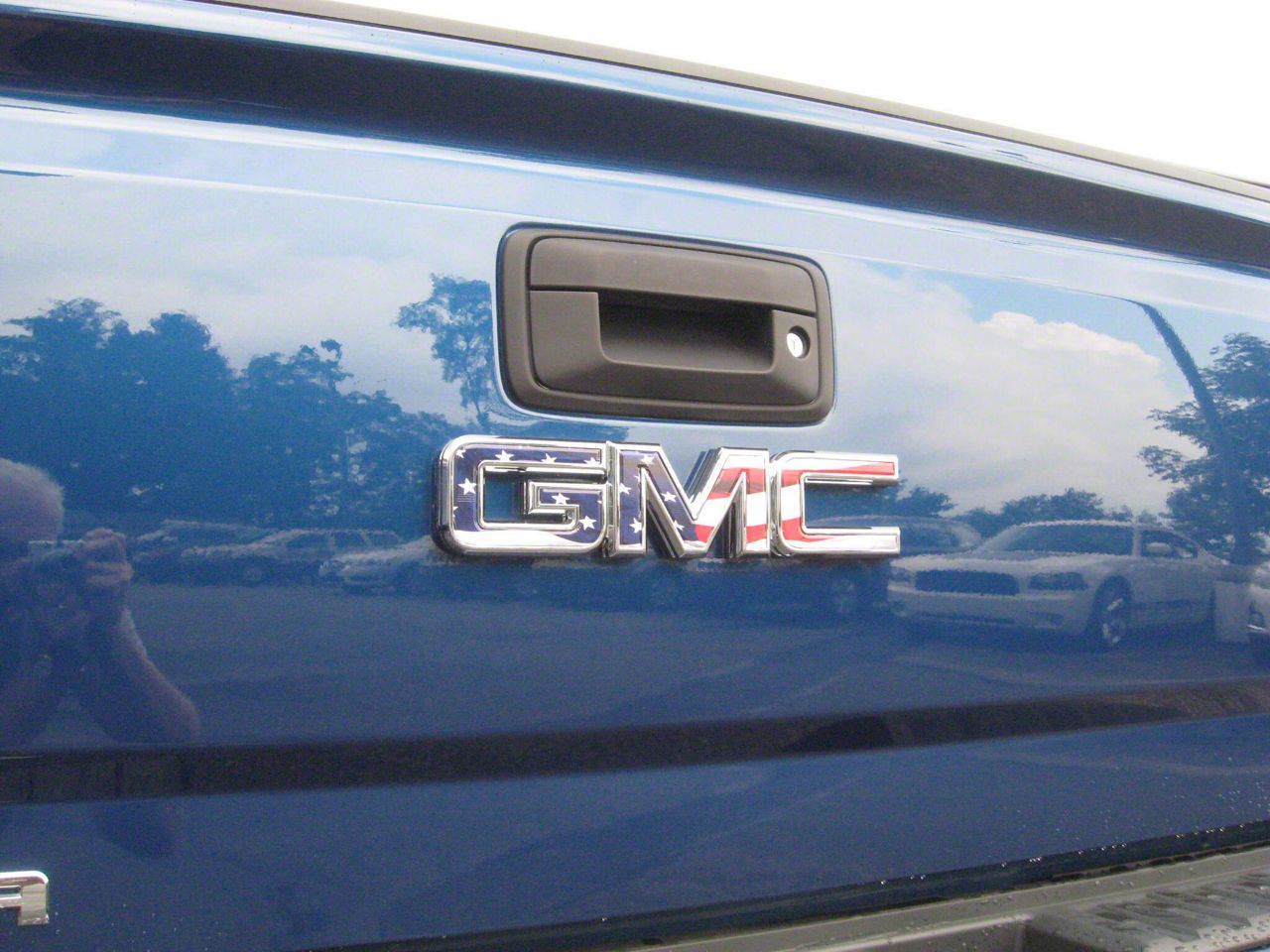 Emblems Plus Sierra 1500 GMC Tailgate Overlay Decal; American Flag ...