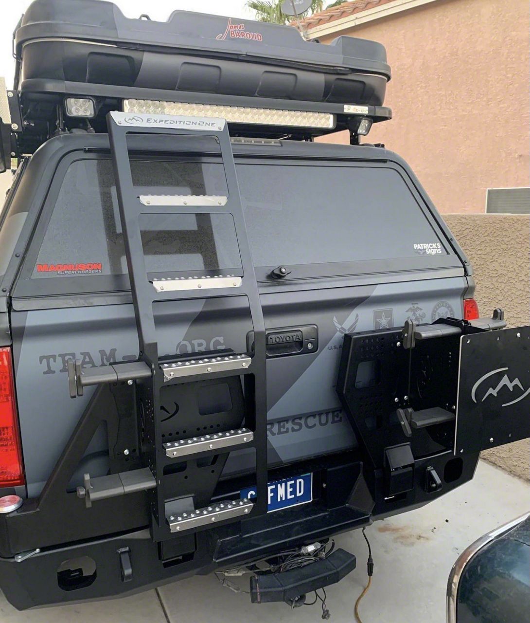 Expedition One RAM 2500 Bolt-On Ladder Attachment for Dual Swing Setups ...