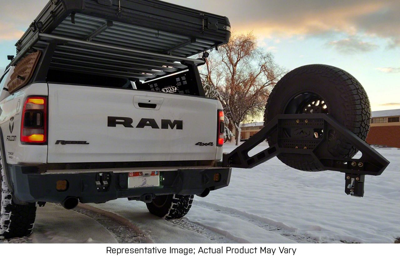 Expedition One RAM 2500 Rear Bumper with Single Tire Carrier System ...