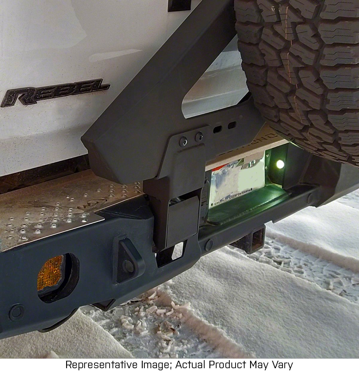 Expedition One RAM 2500 Rear Bumper with Single Tire Carrier System ...