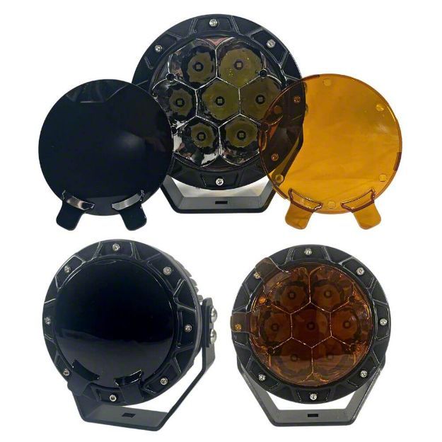 Extreme LED F-350 Super Duty 5-Inch Round LED Rally Light Kit EX-PD-70 ...