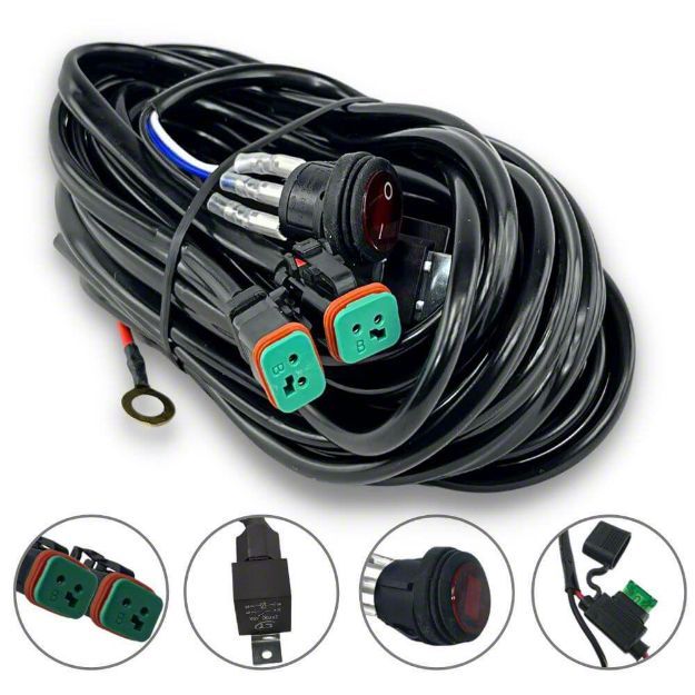 Extreme LED F-350 Super Duty Dual Light Harness EX-W-WHNS-DT-02 - Free ...