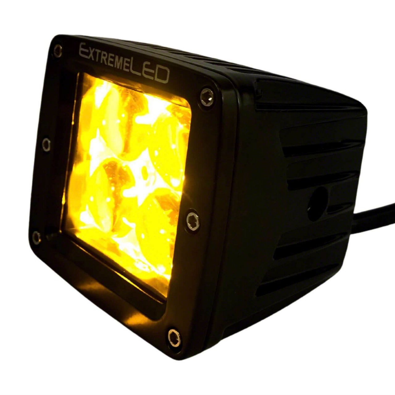 Extreme LED RAM 3500 3-Inch Extreme Stealth Series Amber LED Light Pod ...