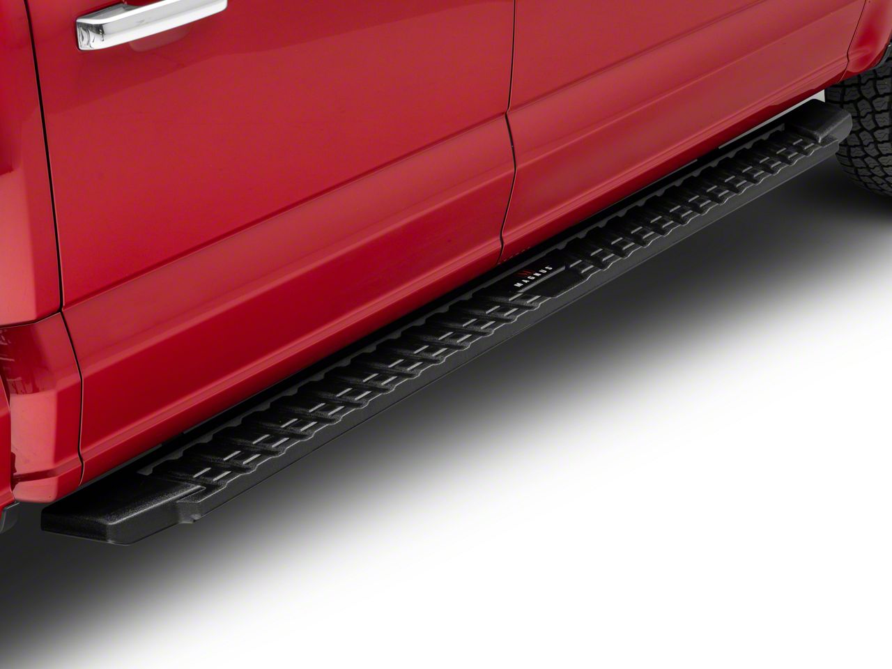 F-150 T-Style Running Boards; Black (15-25 F-150 SuperCrew) - Free Shipping
