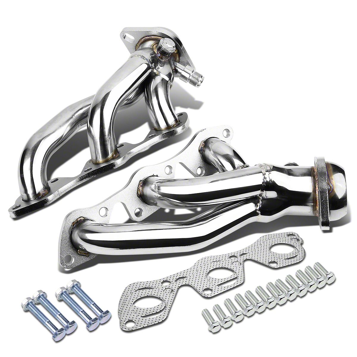 F-150 1-1/2-Inch Shorty Headers; Stainless Steel (97-03 4.2L F-150 ...