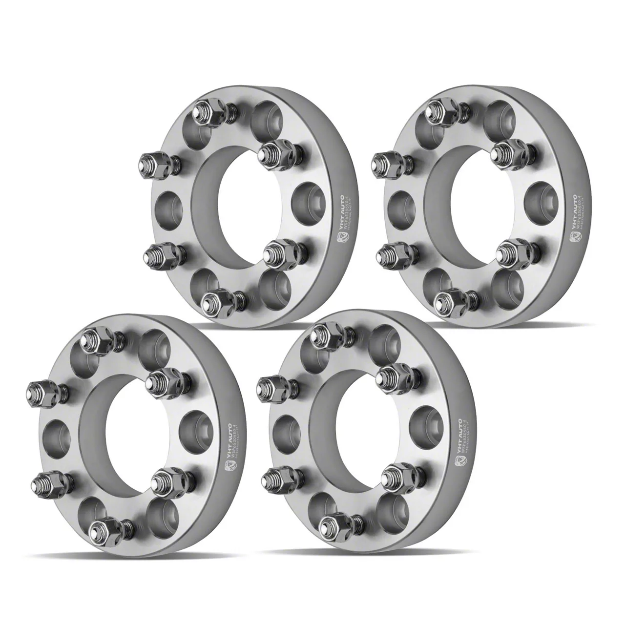 F-150 1.25-Inch 6-Lug Wheel Spacers; Silver; Set of Four (04-14 F-150 ...
