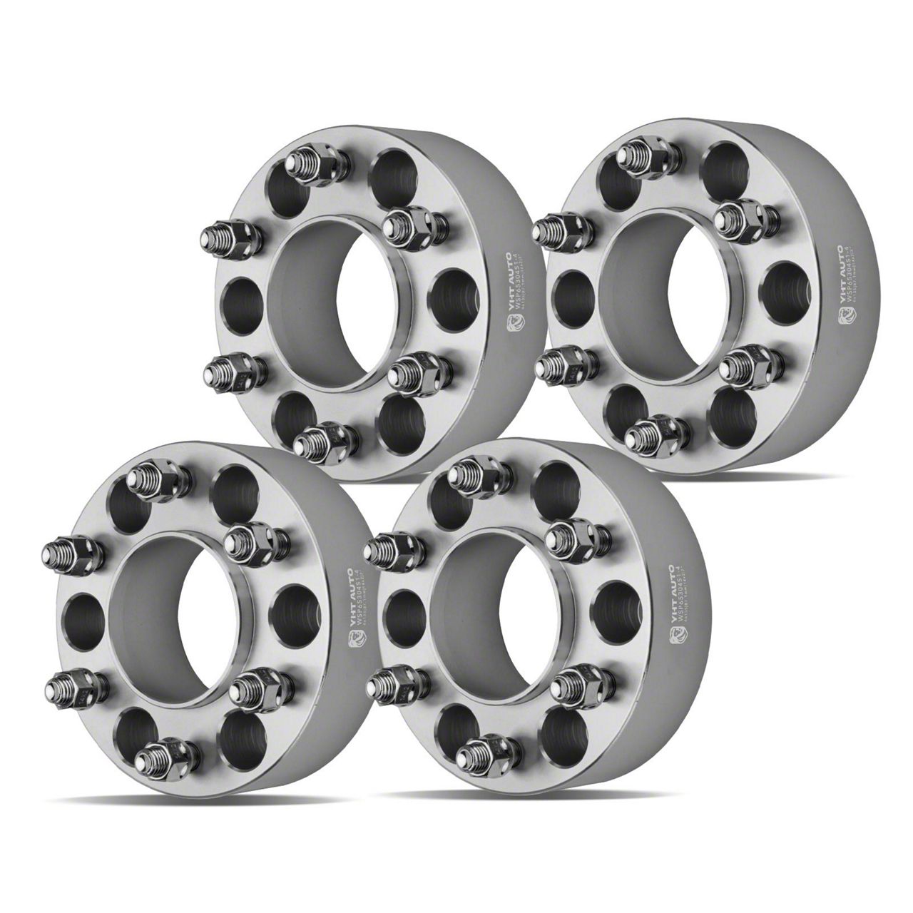 F-150 2-Inch 6-Lug Wheel Spacers; Silver; Set of Four (04-14 F-150 ...