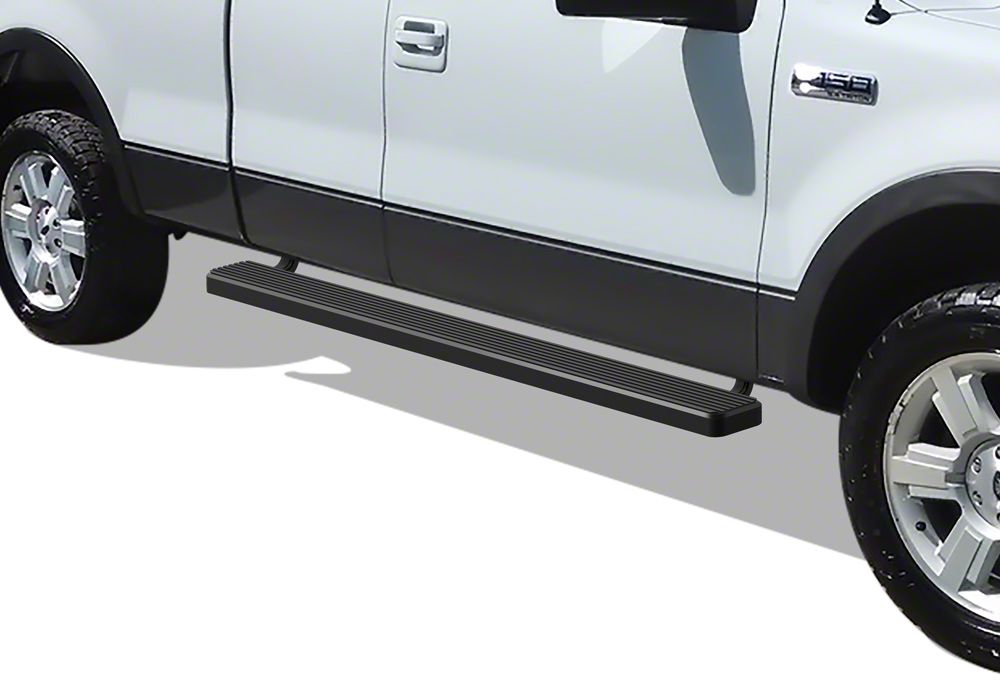 F-150 5-Inch iStep Running Boards; Black (04-08 F-150 SuperCab) - Free ...