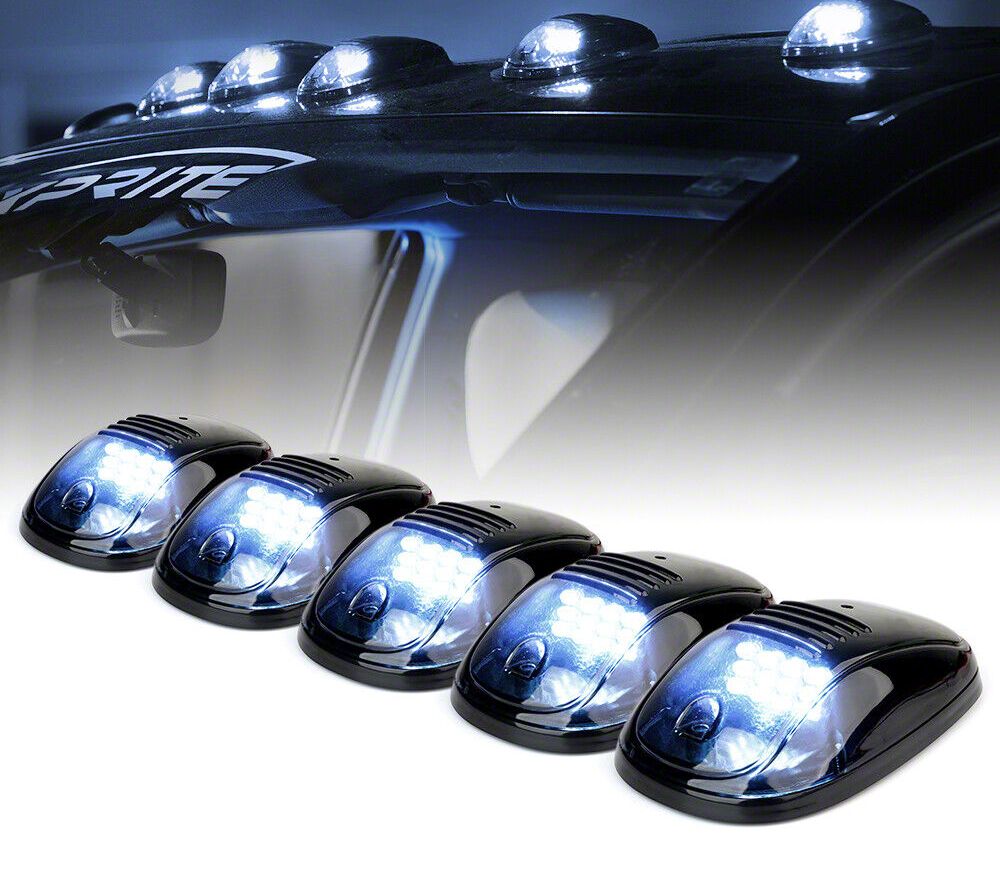 F-150 5-LED Guide G2 Series Smoked Roof Top Cab Clearance Light Kit ...