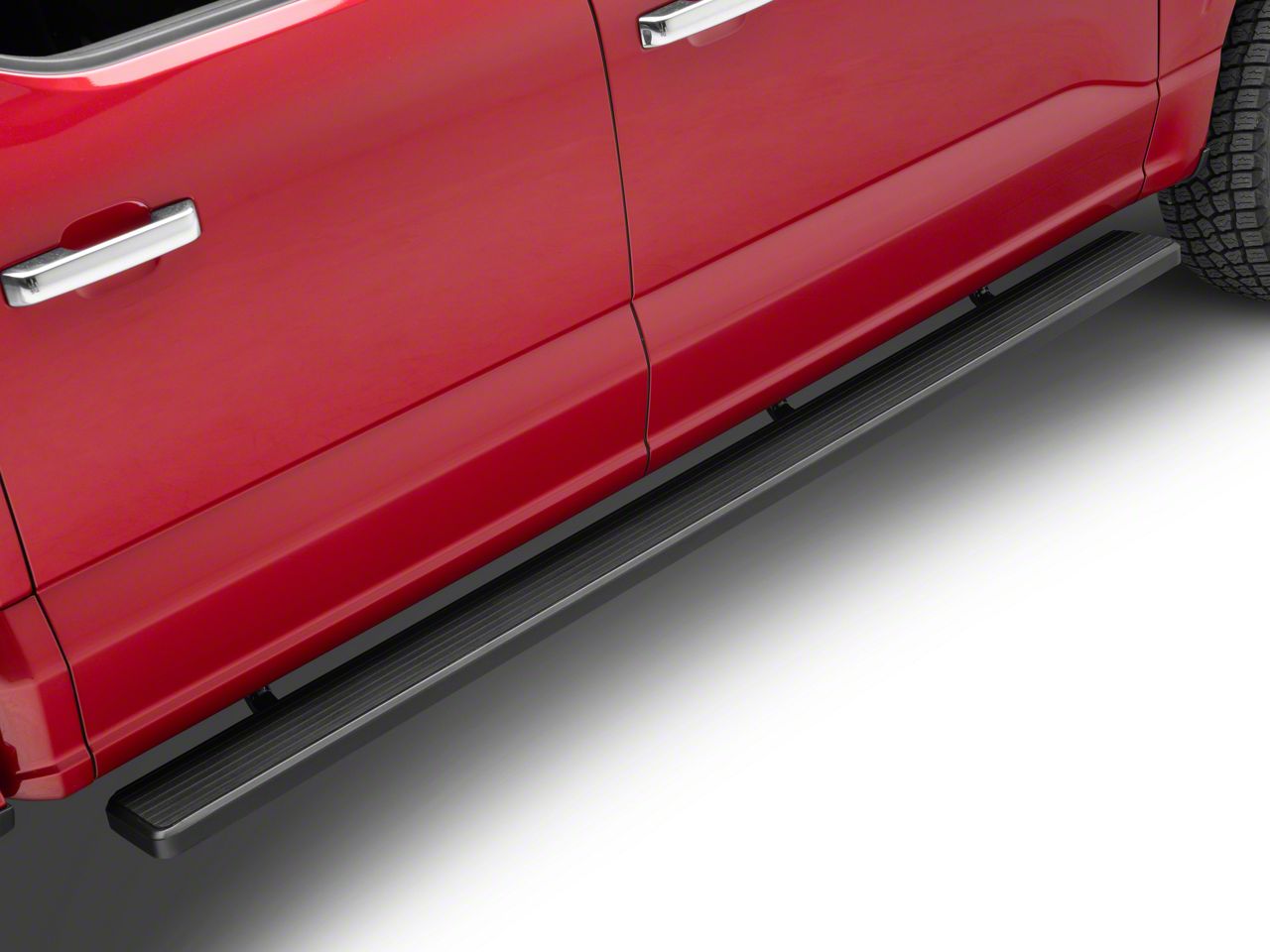 F-150 6-Inch iStep SS Running Boards; Black (15-25 F-150 SuperCrew ...