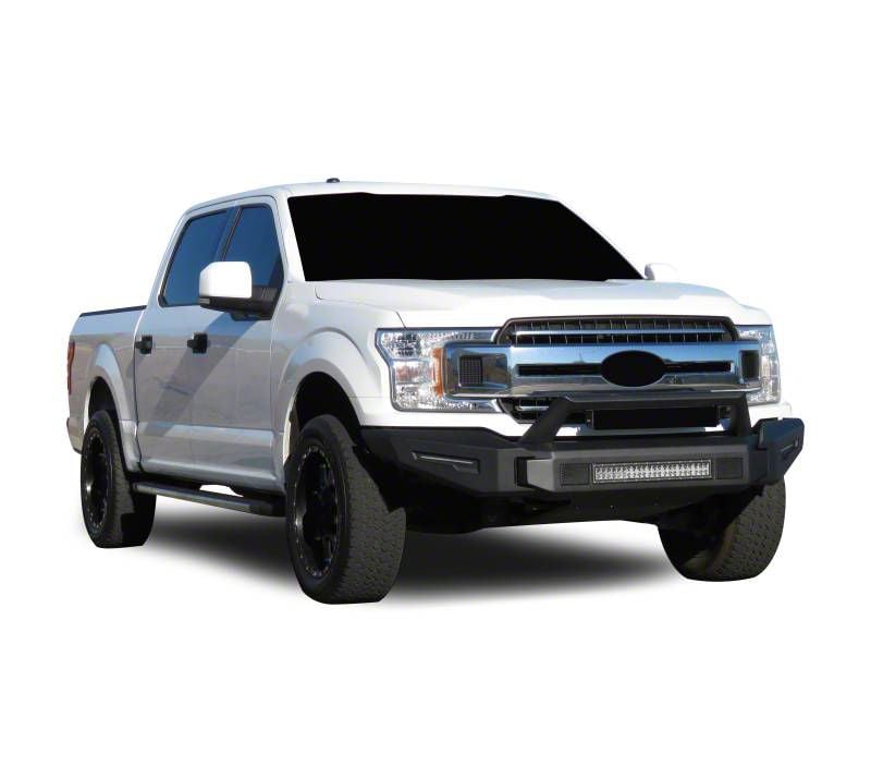 F-150 Armour II Heavy Duty Front Bumper with Bullnose, Skid Plate and ...