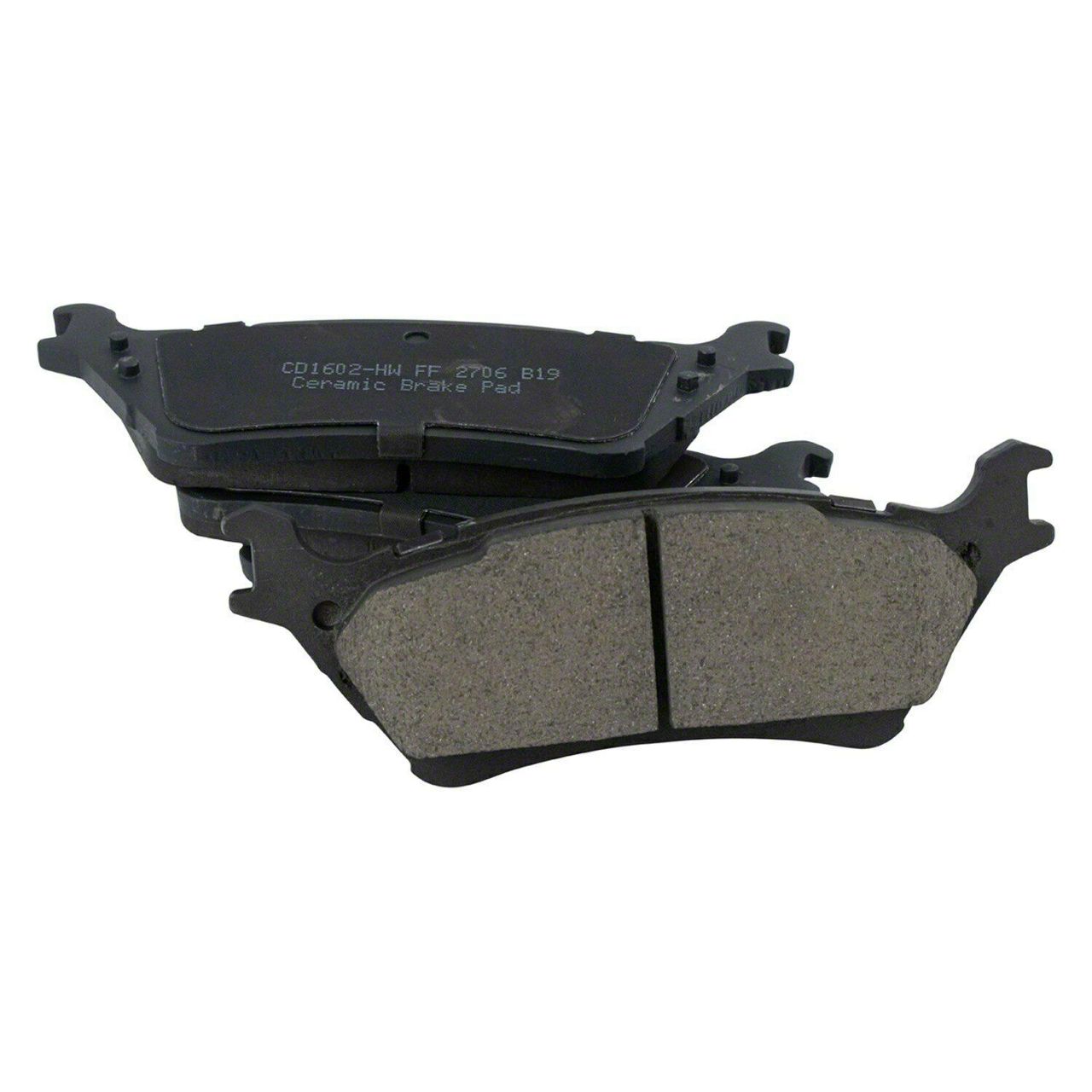 F-150 Ceramic Brake Pads; Front and Rear (12-14 F-150; 15-17 F-150 w ...