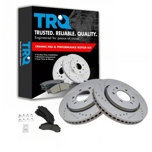 F-150 Ceramic Performance 6-Lug Brake Rotor and Pad Kit; Front (10-17 F ...