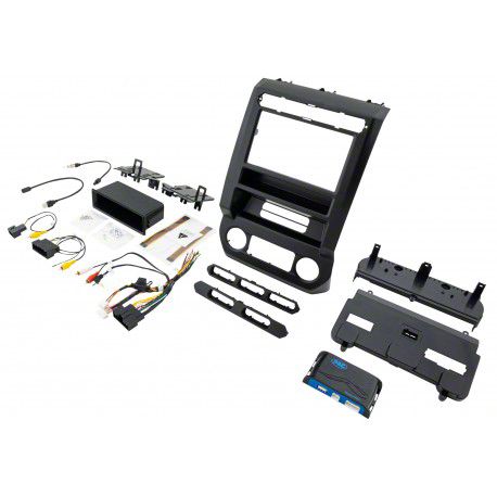 F-150 Complete Radio Replacement Kit with Integrated Climate Controls ...