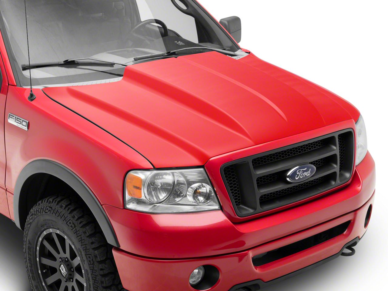 F-150 Cowl Induction Style Gen 2 Hood; Unpainted (04-08 F-150) - Free ...