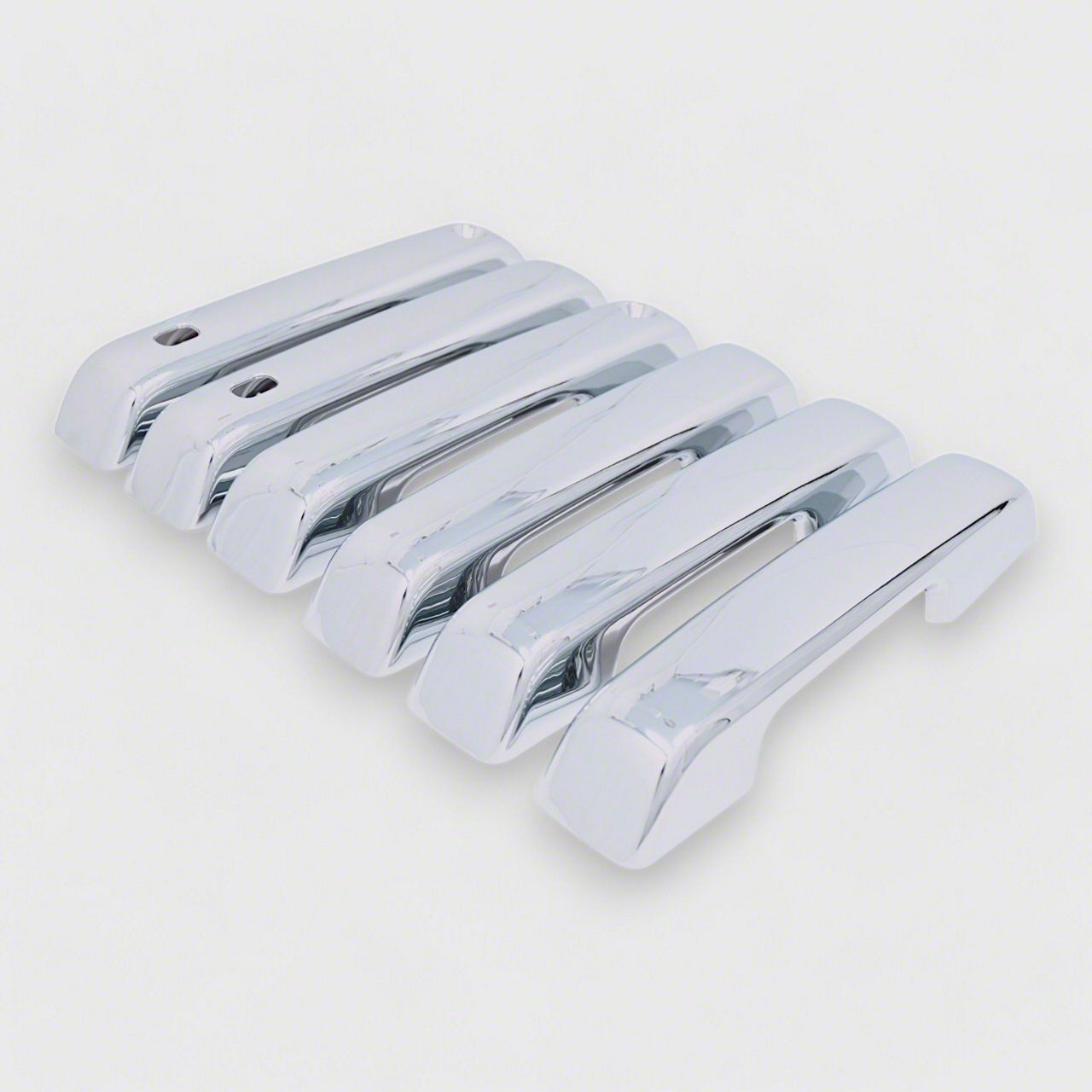 F-150 Door Handle Covers; Chrome (21-25 F-150 SuperCrew) - Free Shipping