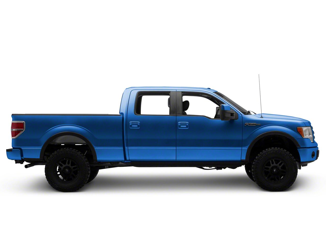 Go Rhino F-150 E-BOARD E1 Electric Running Boards; Protective Bedliner ...