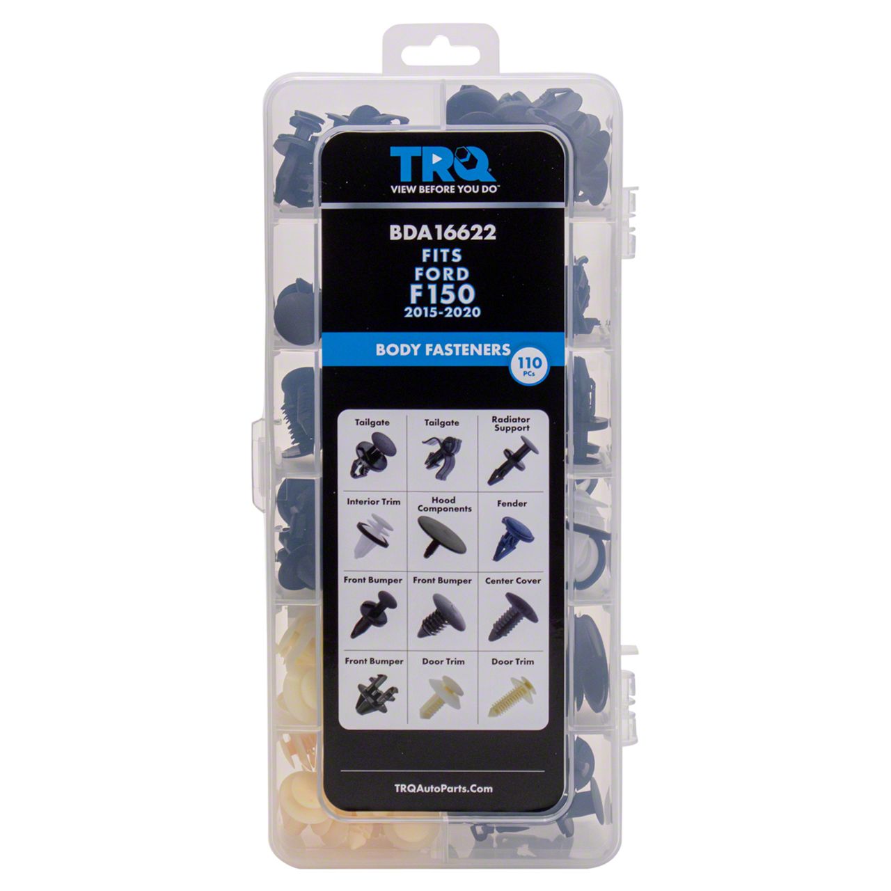 F-150 Exterior Molding Clip Assortment; 110-Pieces (15-20 F-150) - Free ...