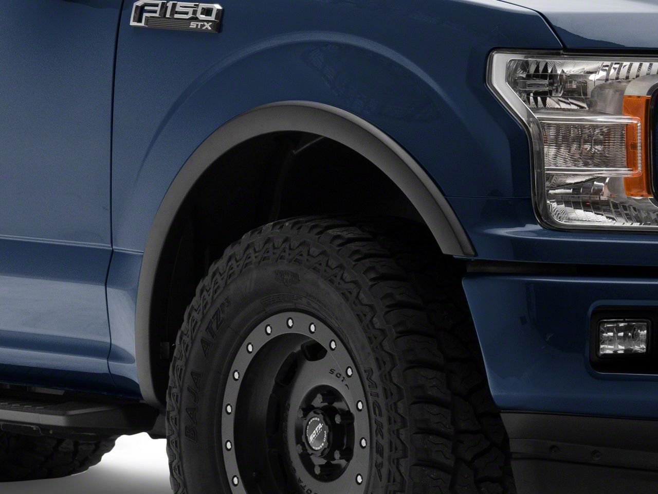 F-150 Factory Style Fender Flares; Smooth Black (18-20 F-150, Excluding ...