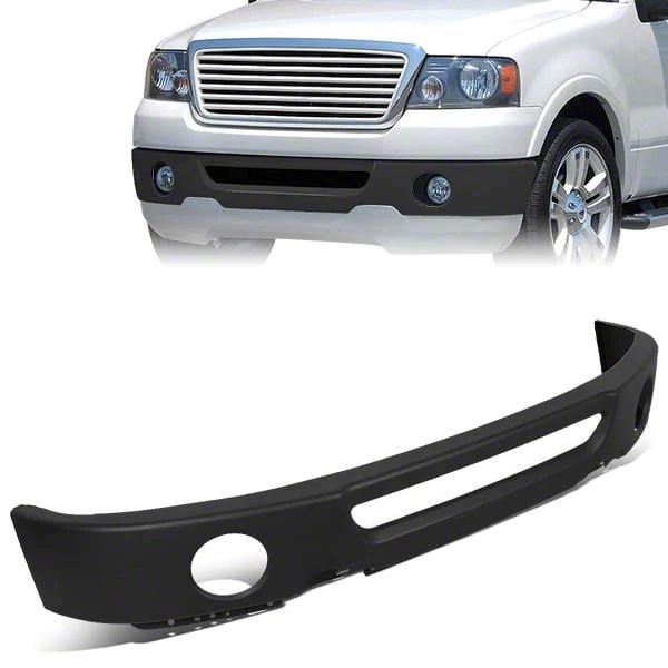F-150 Factory Style Front Bumper with Fog Light Openings; Unpainted (06 ...