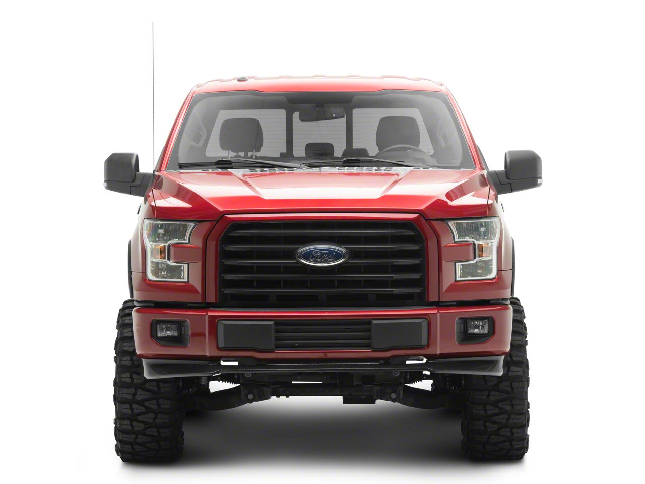 F-150 Fiberglass Front Splitter; Carbon Fiber (15-20 F-150, Excluding ...
