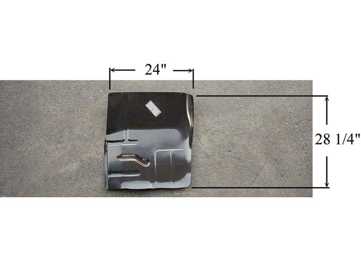 F-150 Floor Pan Patch; Front Section; Driver Side (97-98 F-150)