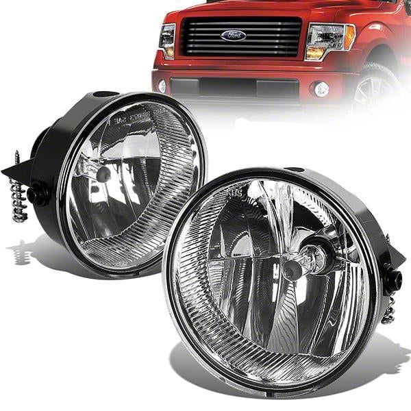 F-150 Fog Lights; Clear (11-14 F-150, Excluding Raptor) - Free Shipping