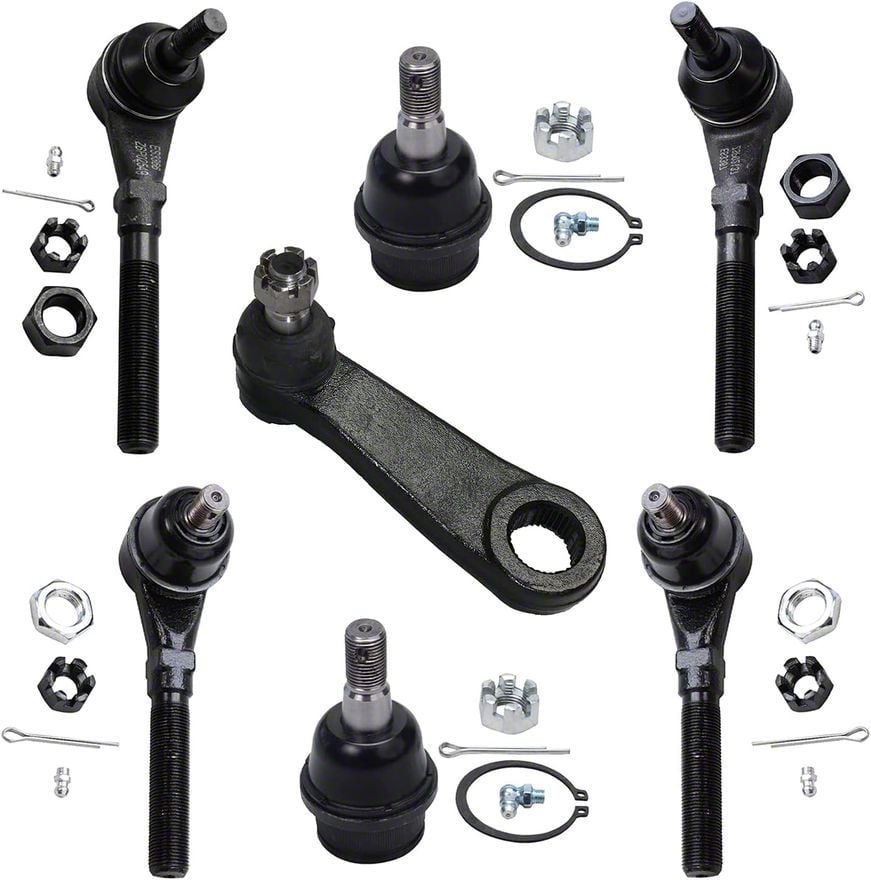 F-150 Front Inner and Outer Tie Rods with Lower Ball Joints and Pitman ...
