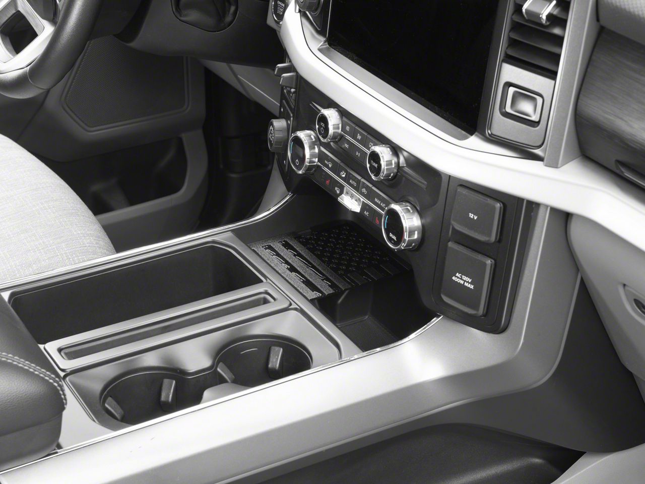 Haven 3D F-150 Front Interior Storage Cubby Cover; American Flag H3D ...