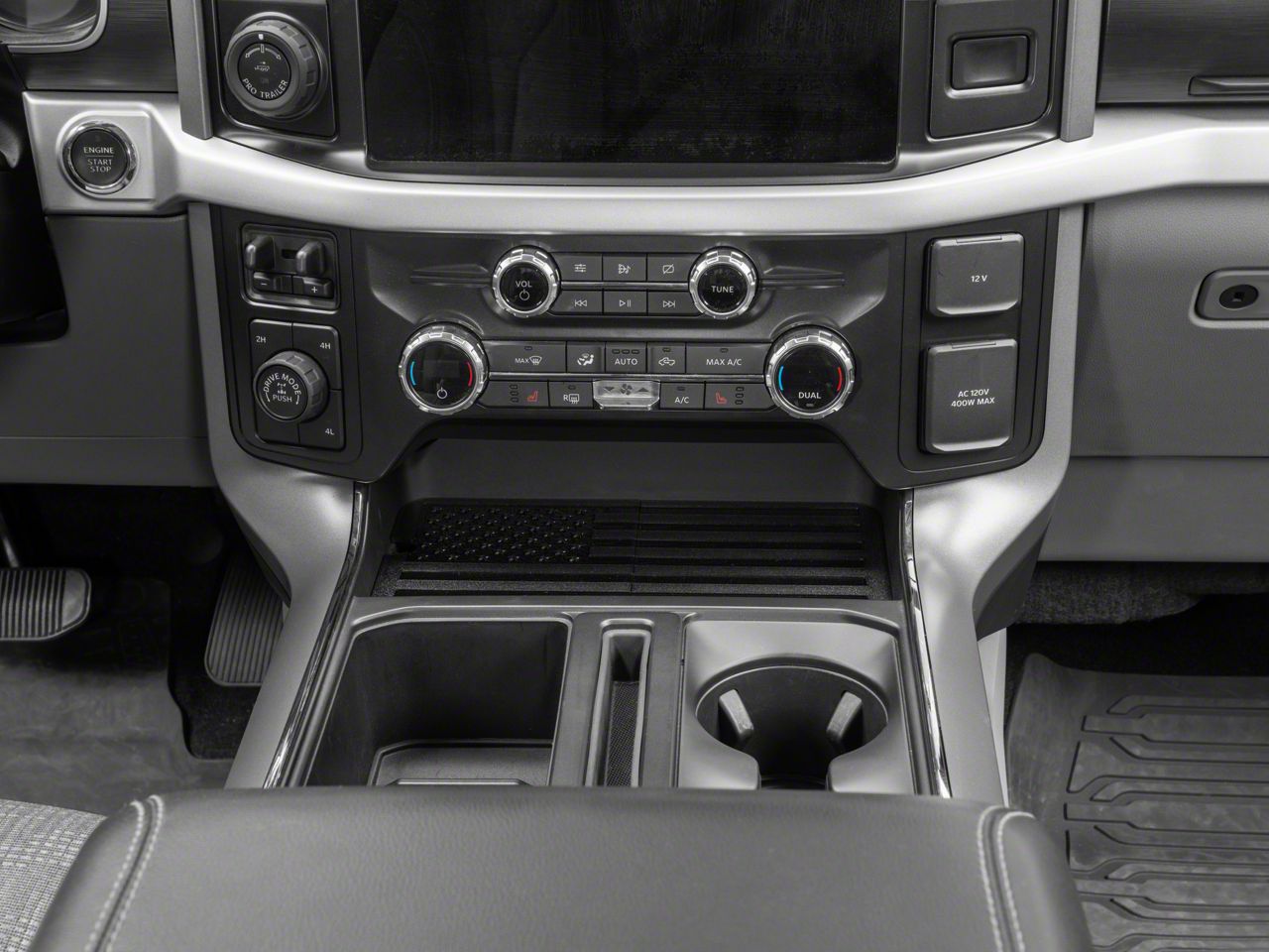 Haven 3D F-150 Front Interior Storage Cubby Cover; American Flag H3D ...