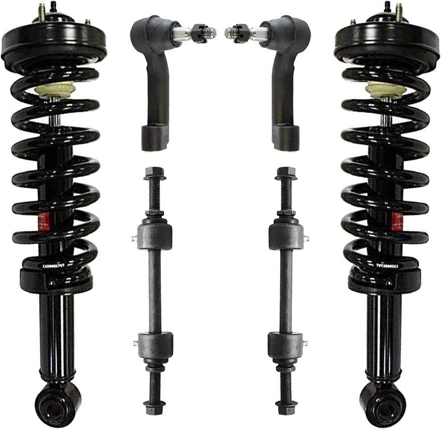 F-150 Front Strut and Spring Assemblies with Sway Bar Links and Tie ...
