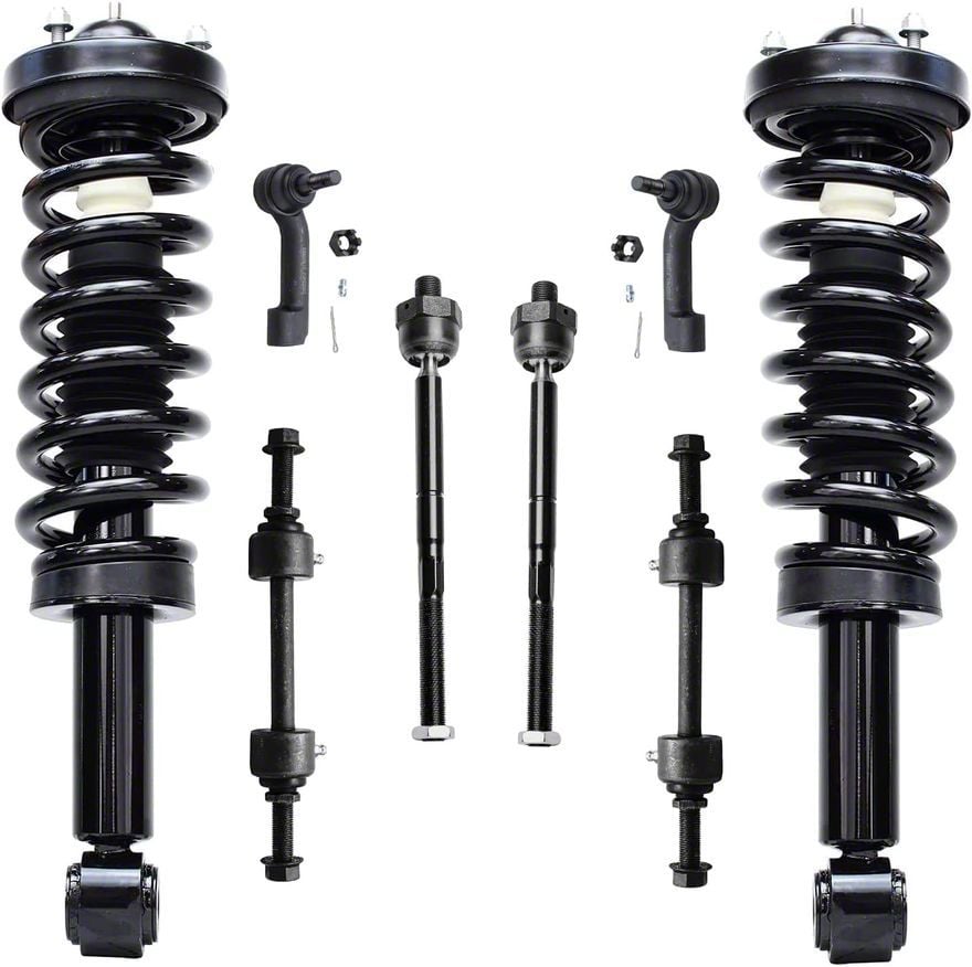 F-150 Front Strut and Spring Assemblies with Sway Bar Links and Tie ...