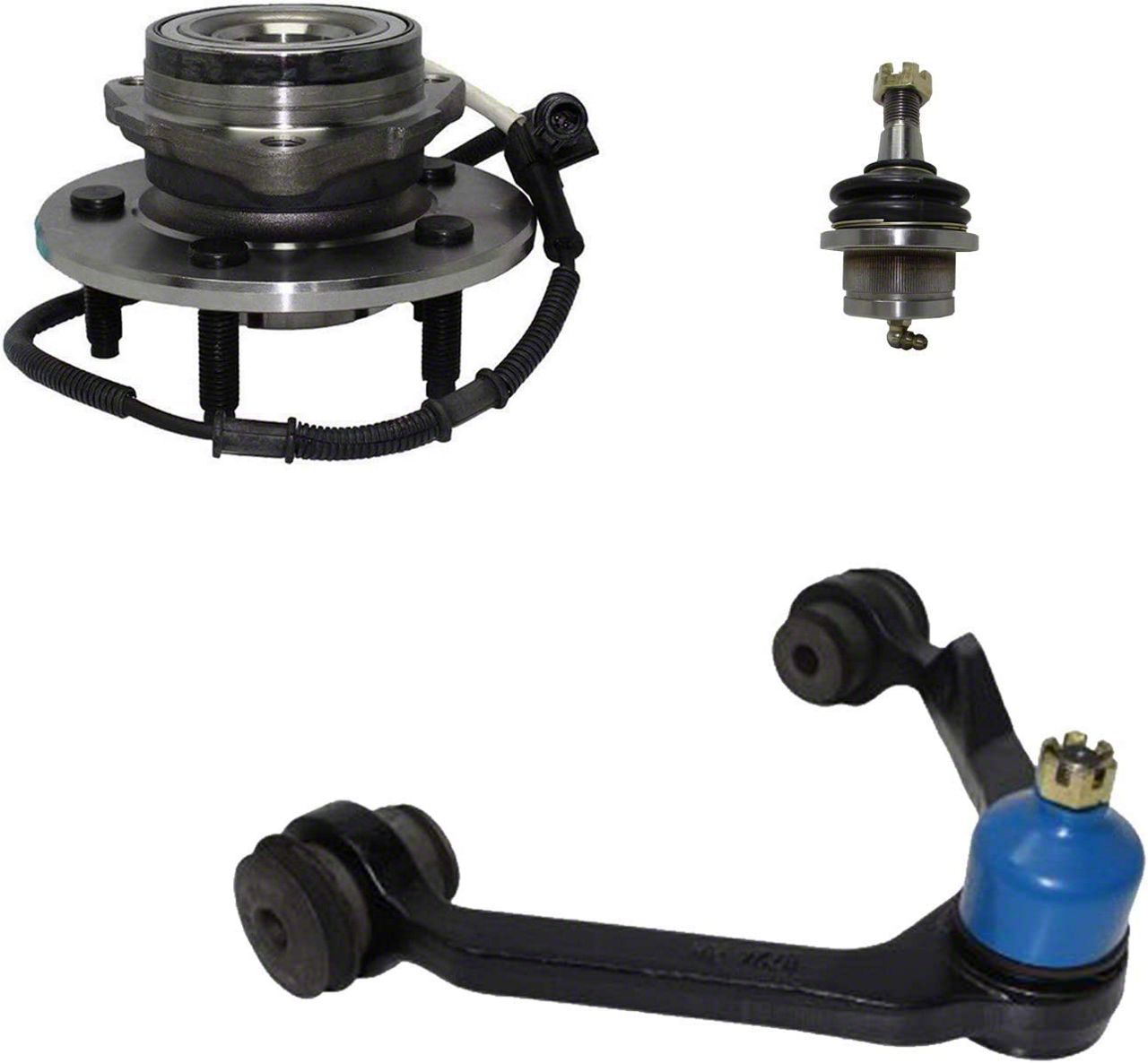 F-150 Front Upper Control Arm with Wheel Hub Assembly; Passenger Side ...