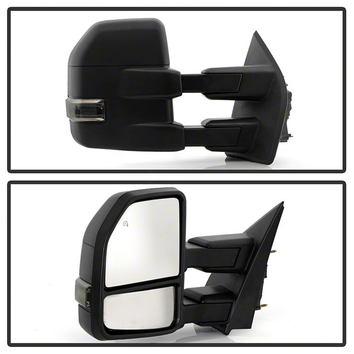 F-150 G4 Powered Heated Telescoping Mirrors with Smoked LED Turn ...