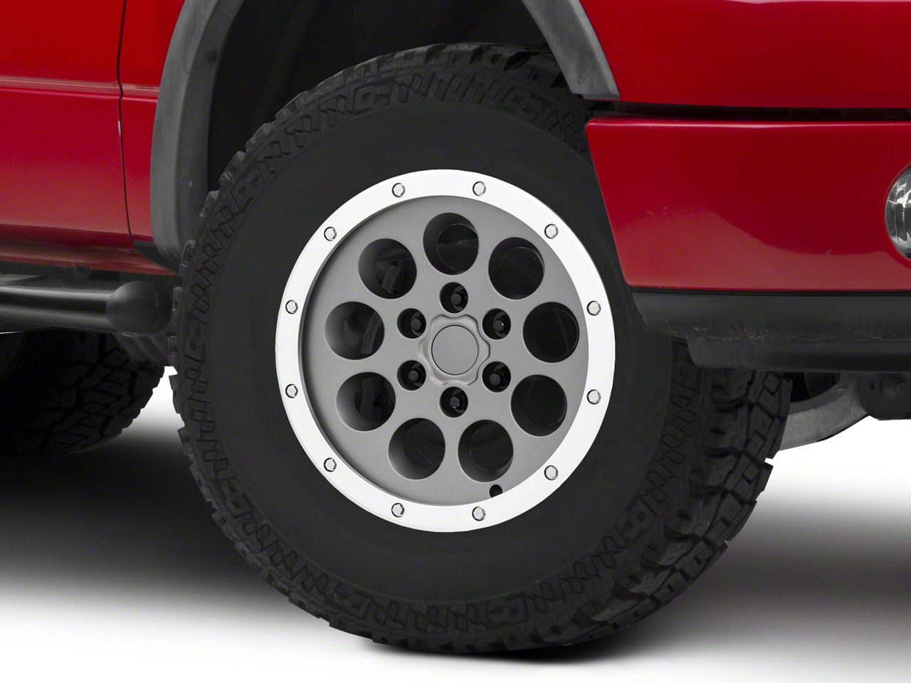 F-150 Gen1 Raptor Beadlock Style Charcoal 6-Lug Wheel; 17x8.5; 34mm ...