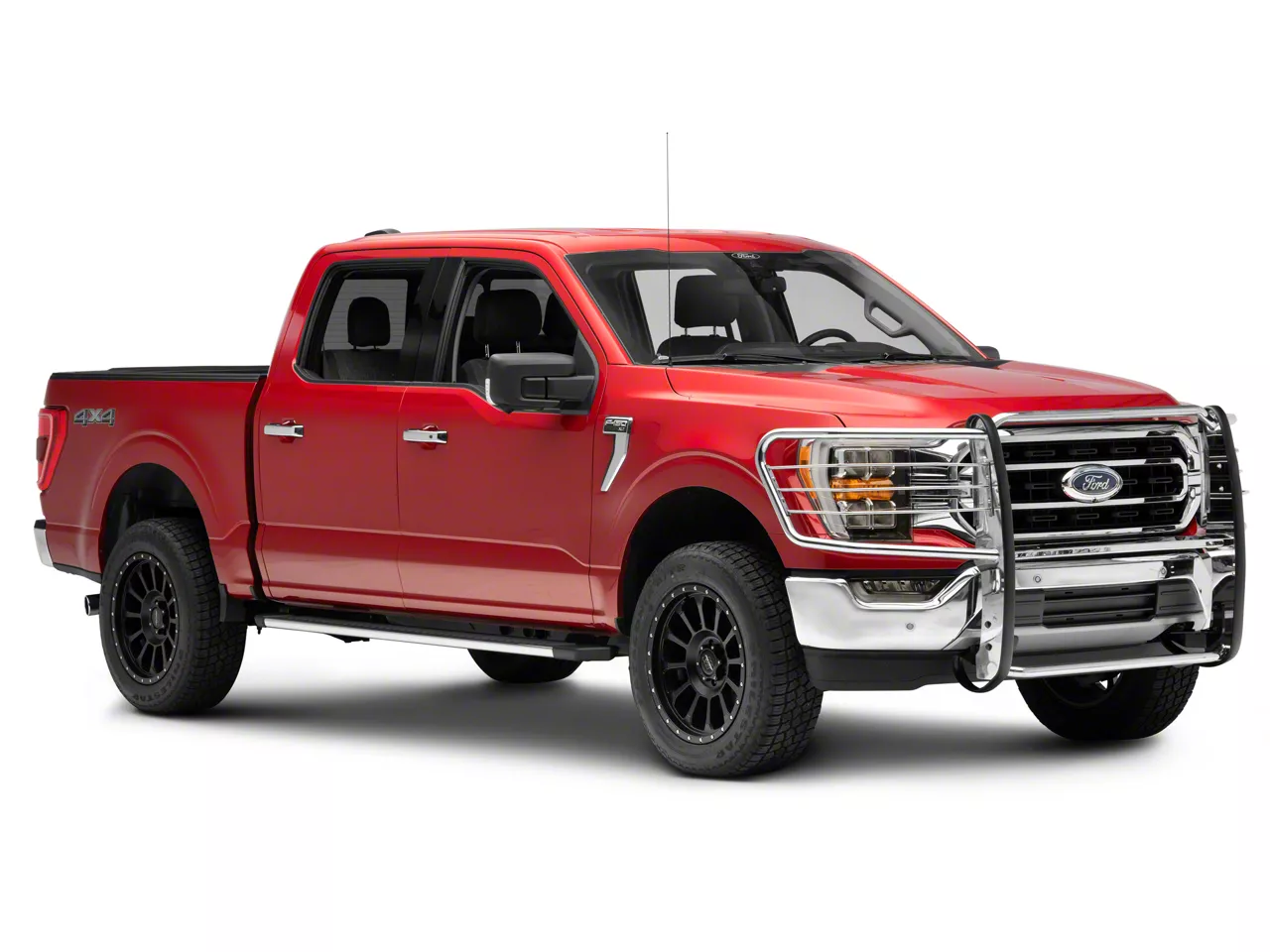 F-150 Grille Guard; Stainless Steel (21-23 F-150, Excluding PowerStroke ...